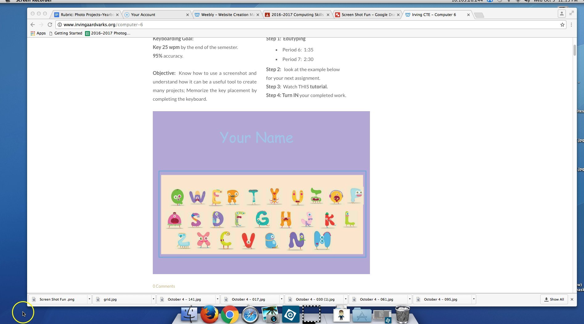 Screenshot fun Keyboard