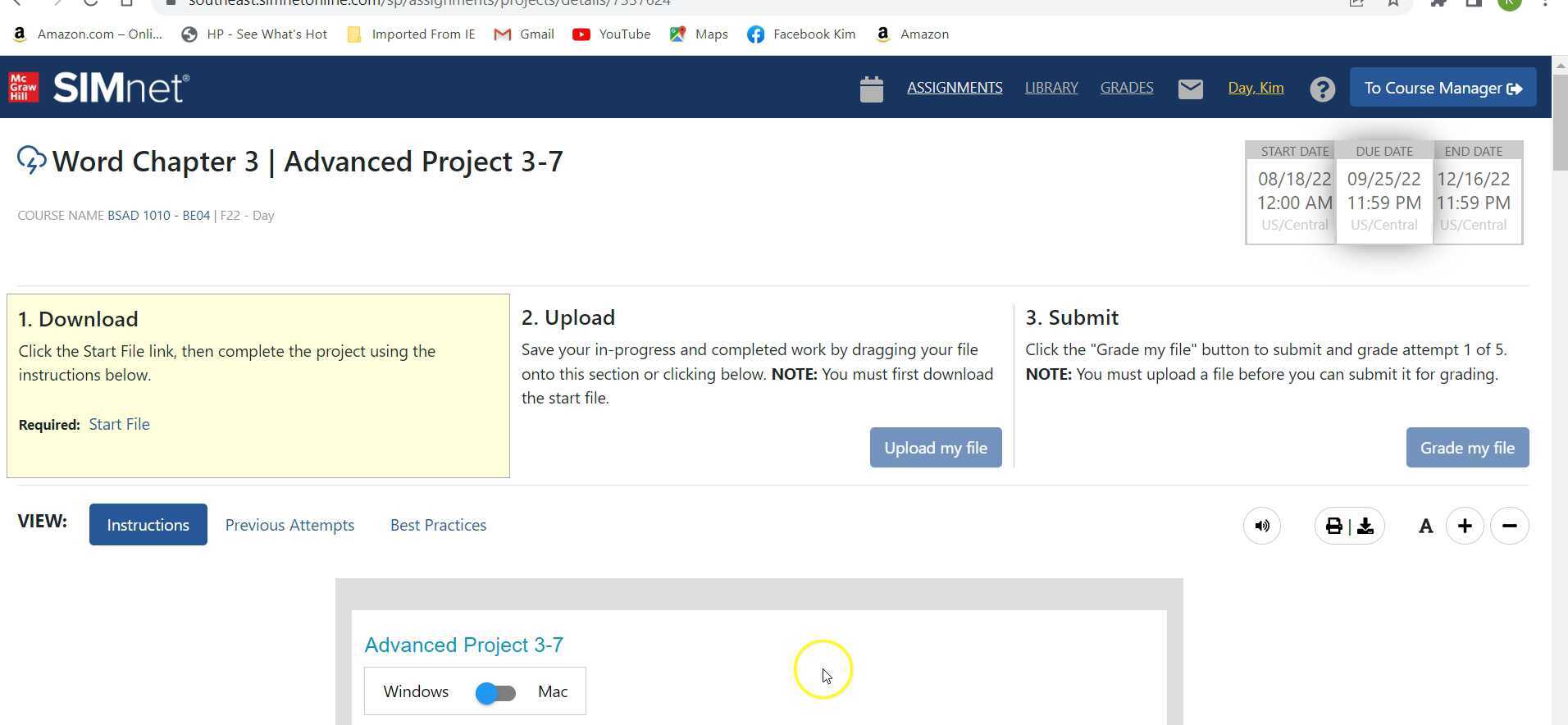 Chapter 3: Advanced Project 3-7