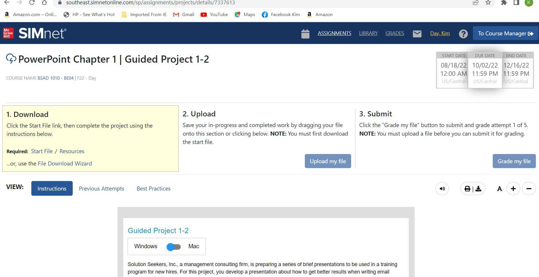 PowerPoint: Guided Project 1-2