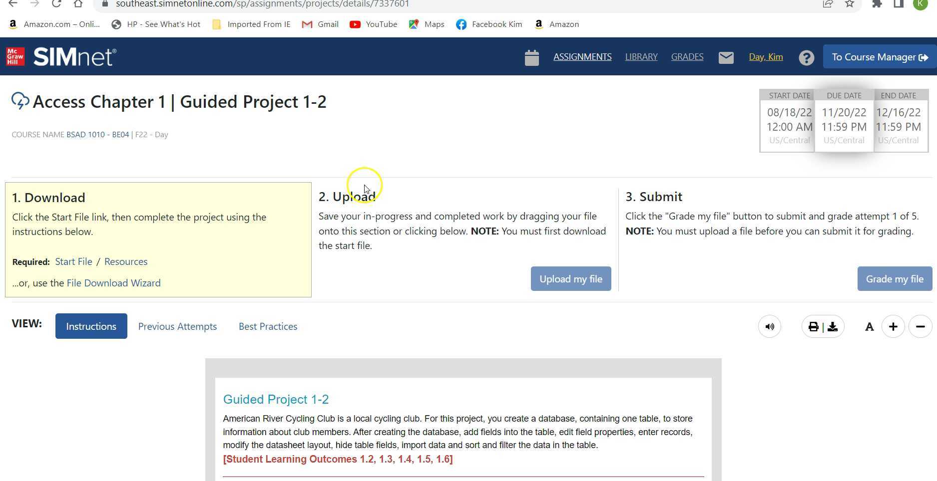 Access: Guided Project 1-2