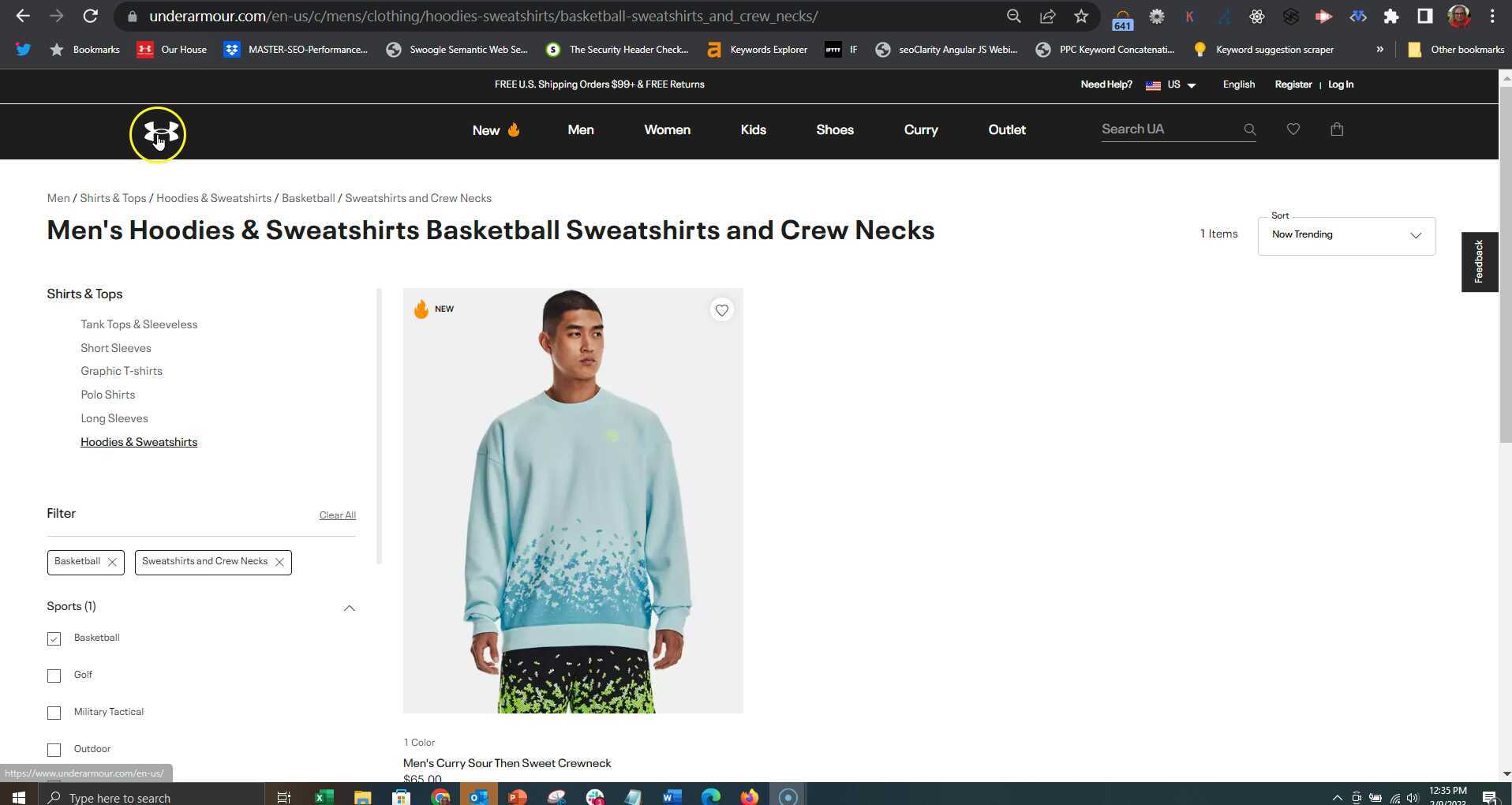 Blank PLP after page refresh - Example 2