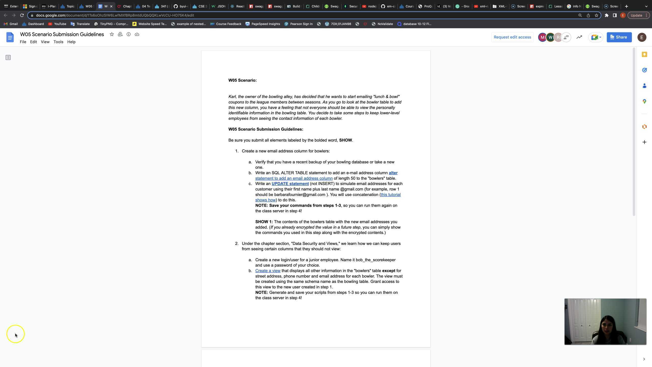 W05 Scenario - CIT 326