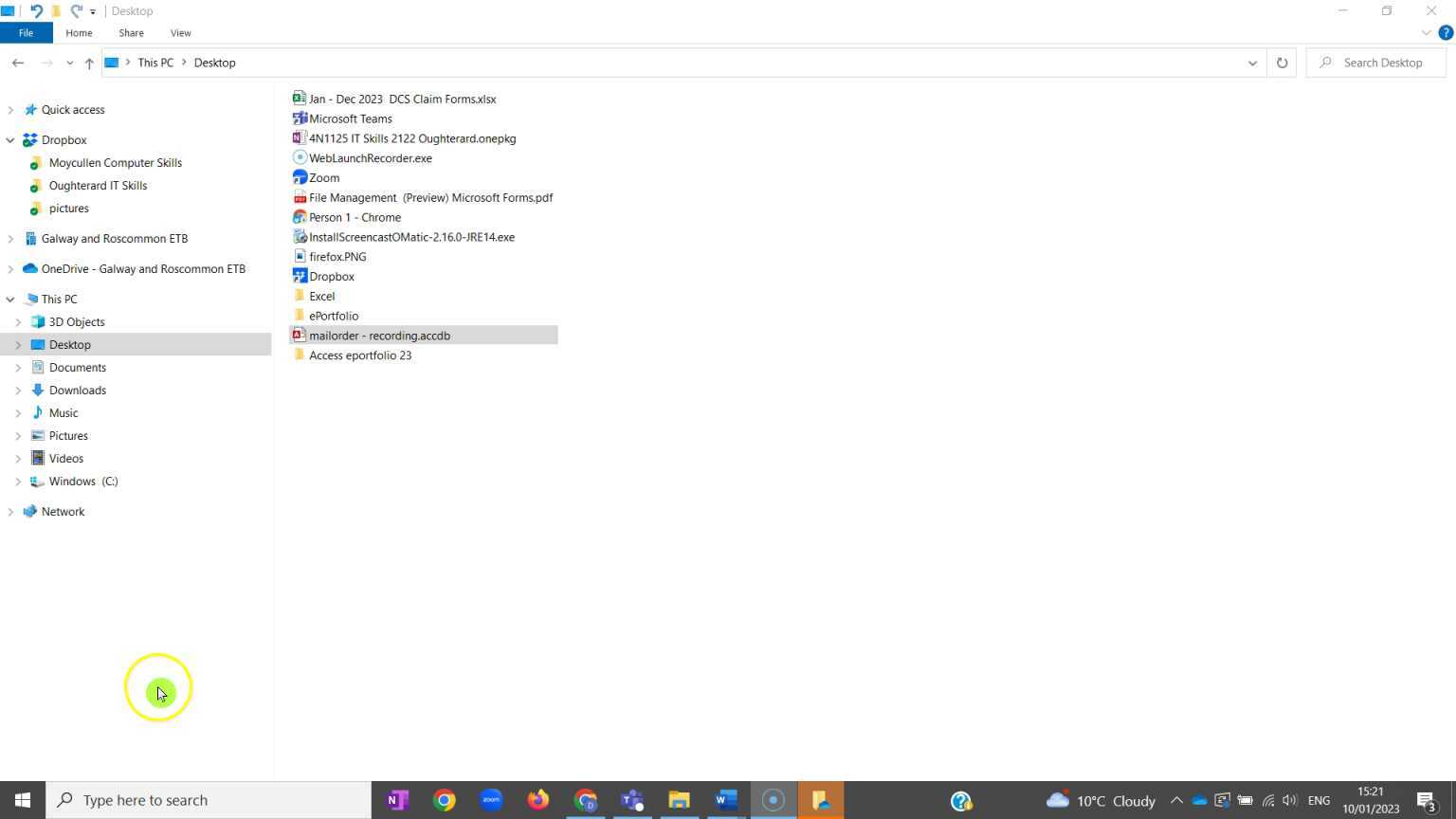 Sample Test part 2 mailorder