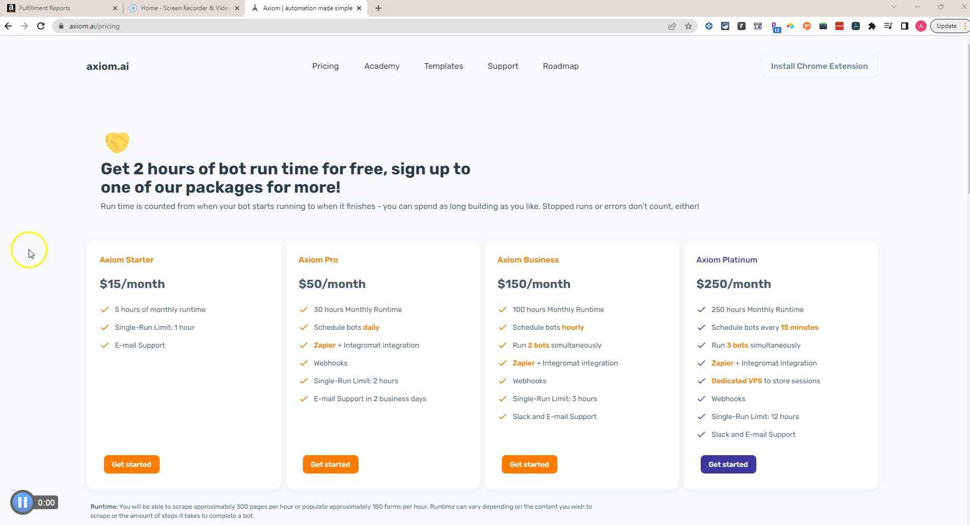 Axiom Report Download Automation