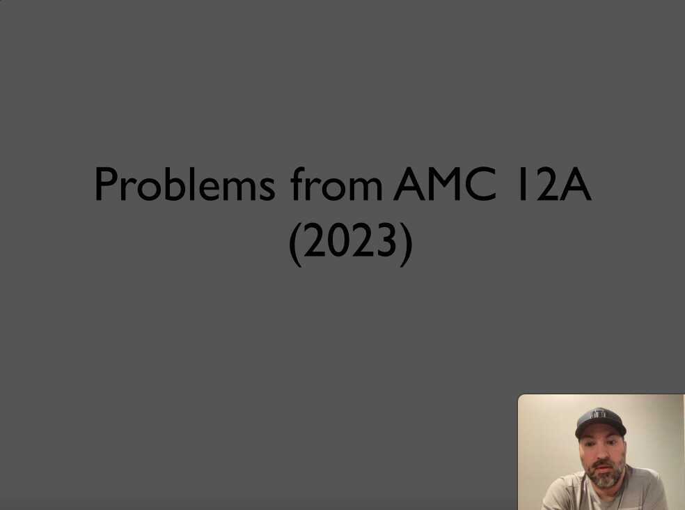 Math Team 2023 AMC 12A(1)