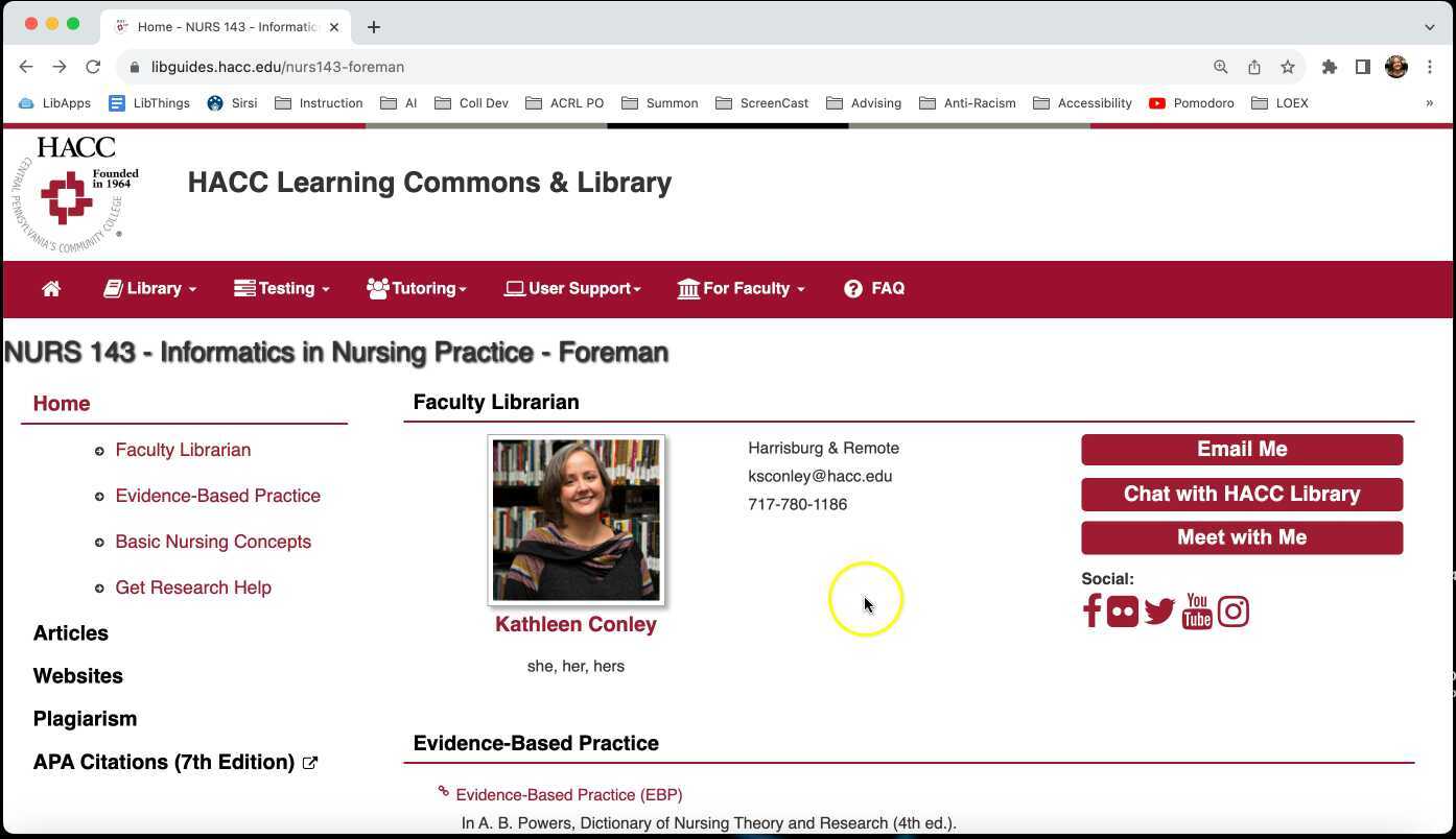Tutorial for searching the CINAHL Database for articles on Telemedicine