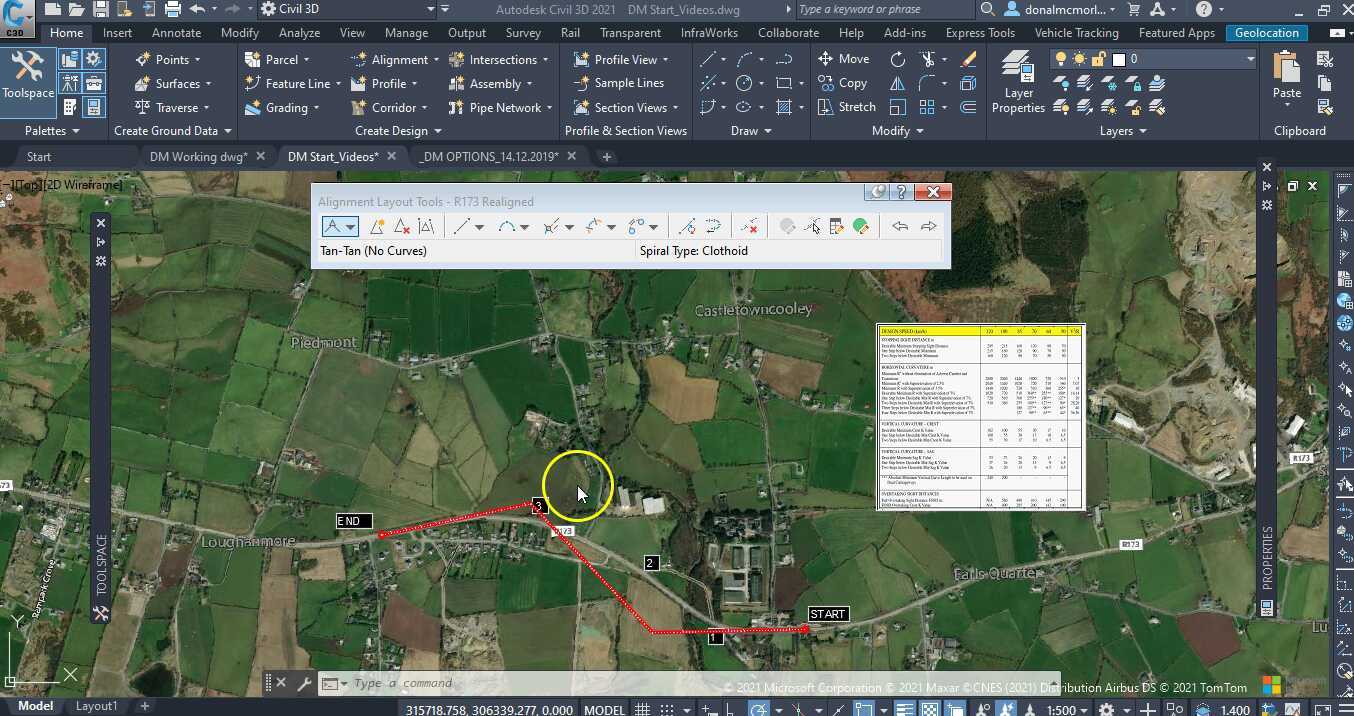 3-Add Horiz Curves& Transitions