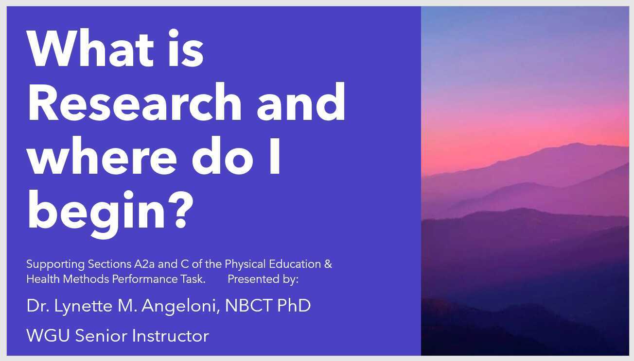 What is Research and where do I begin?