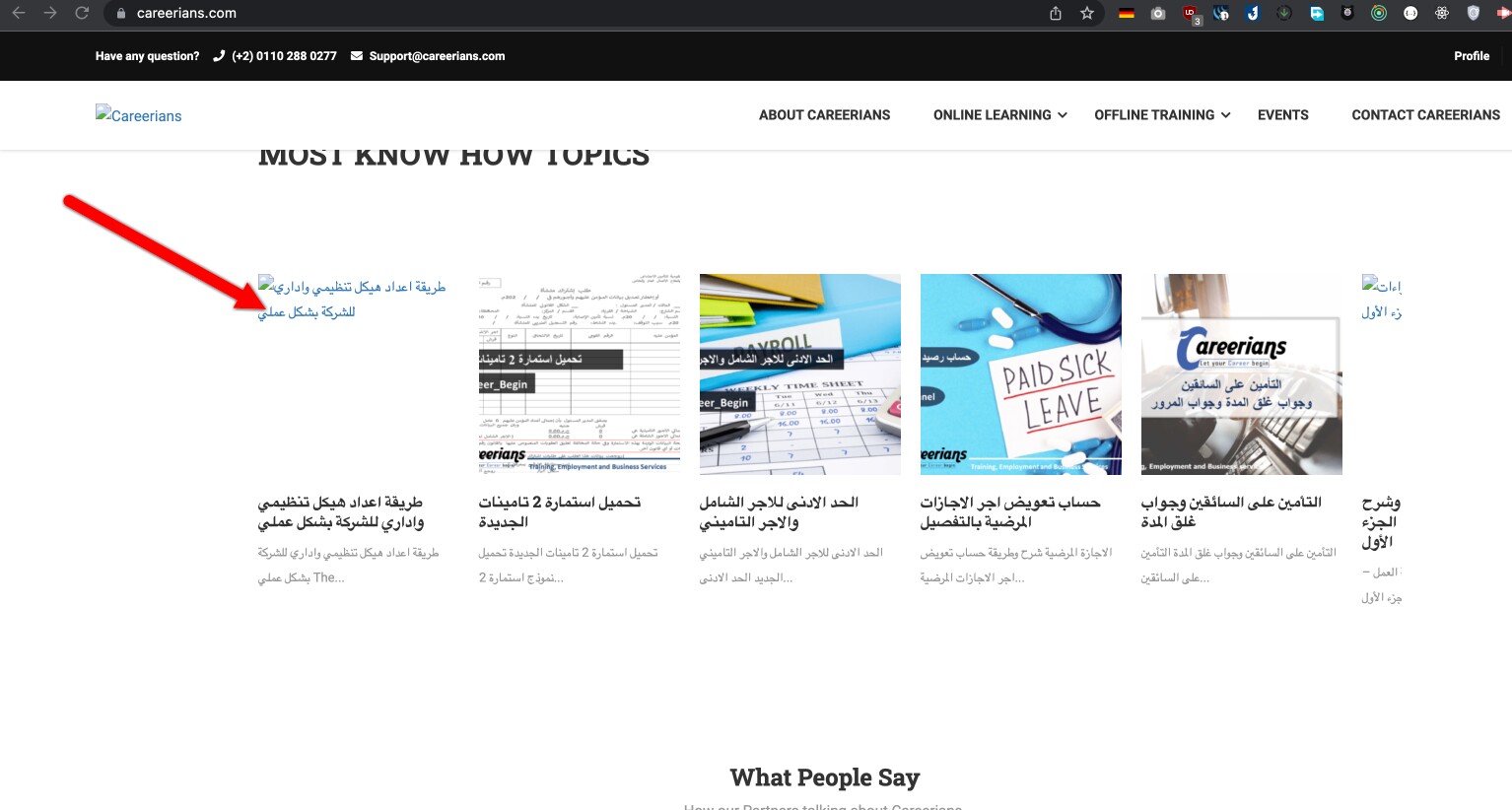 Snip - Careerians - Training, Employment and Business services