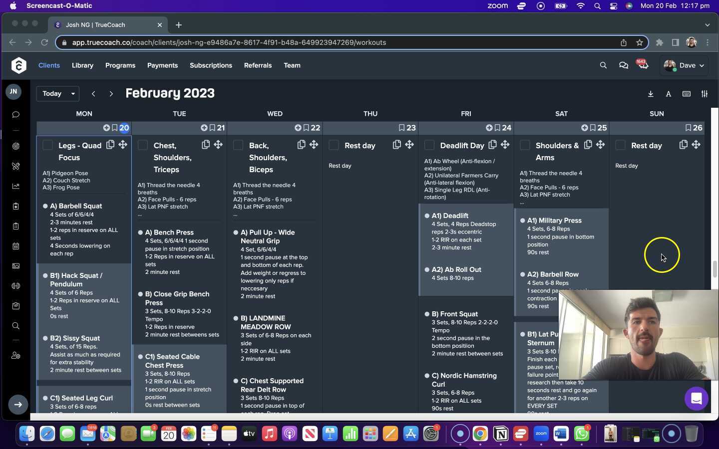 Josh Feedback 20.2.23