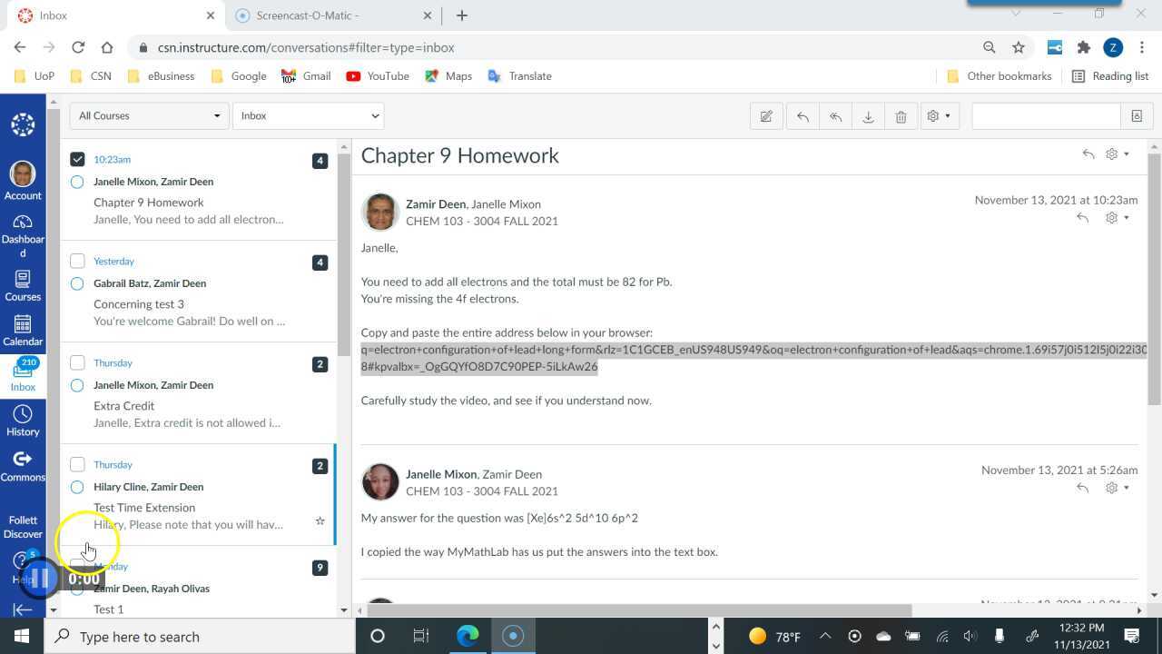Electron Configuration for Lead