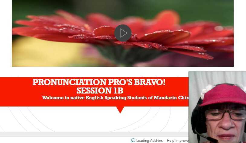 SESSION 1B PRONUNCIATION PRO'S BRAVO #31