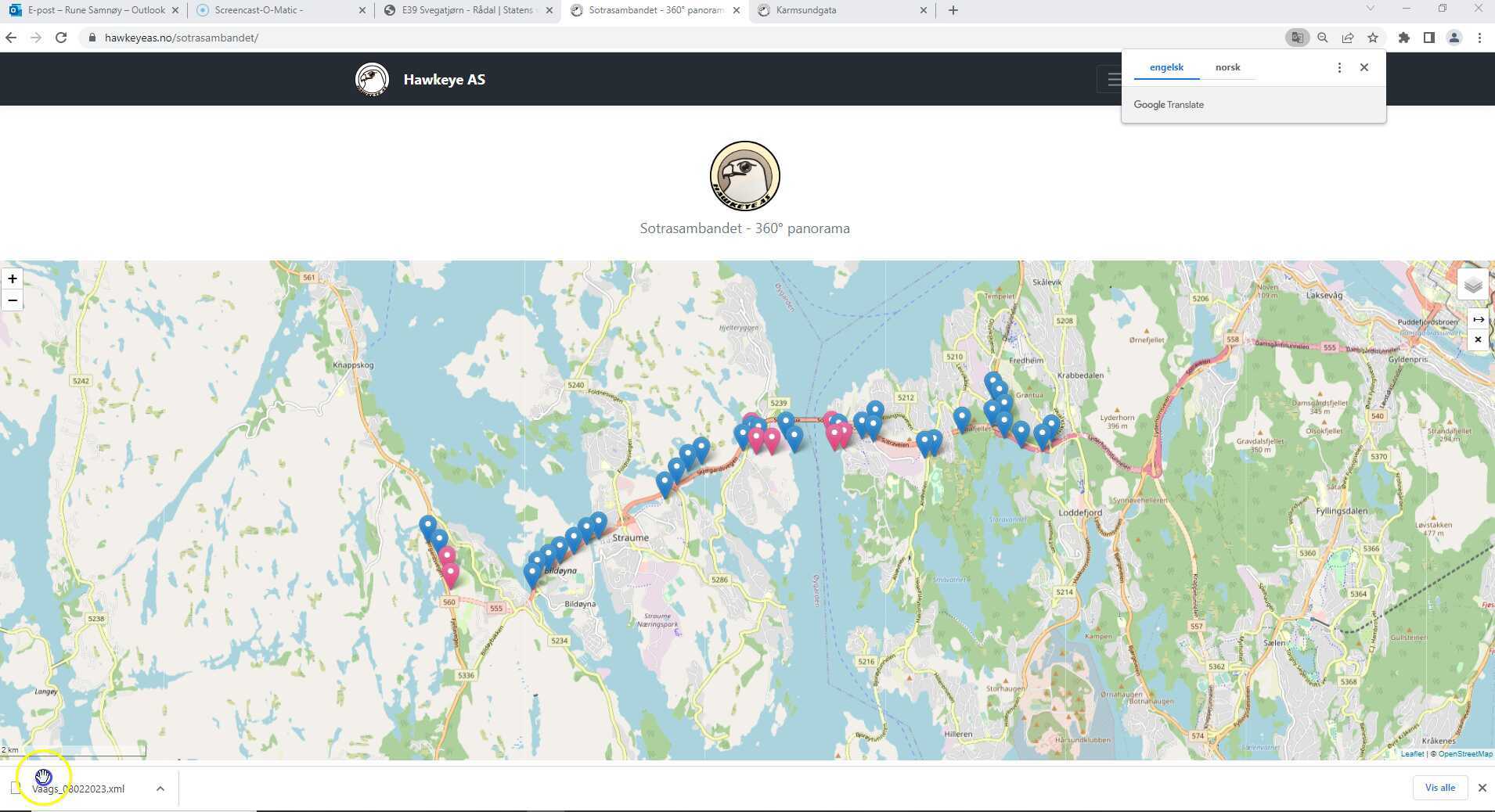 Orientering 360 Sotrasambandet