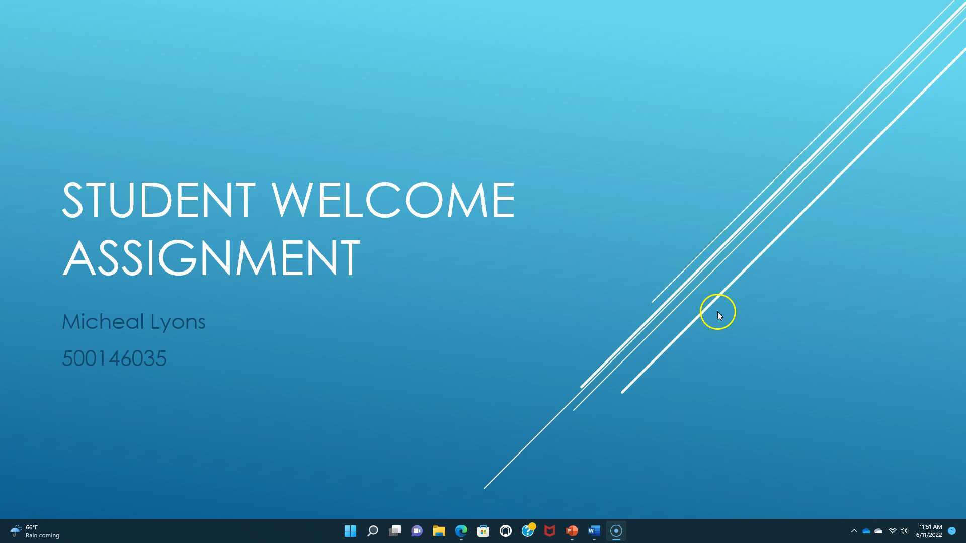 Welcome Assignment DRM