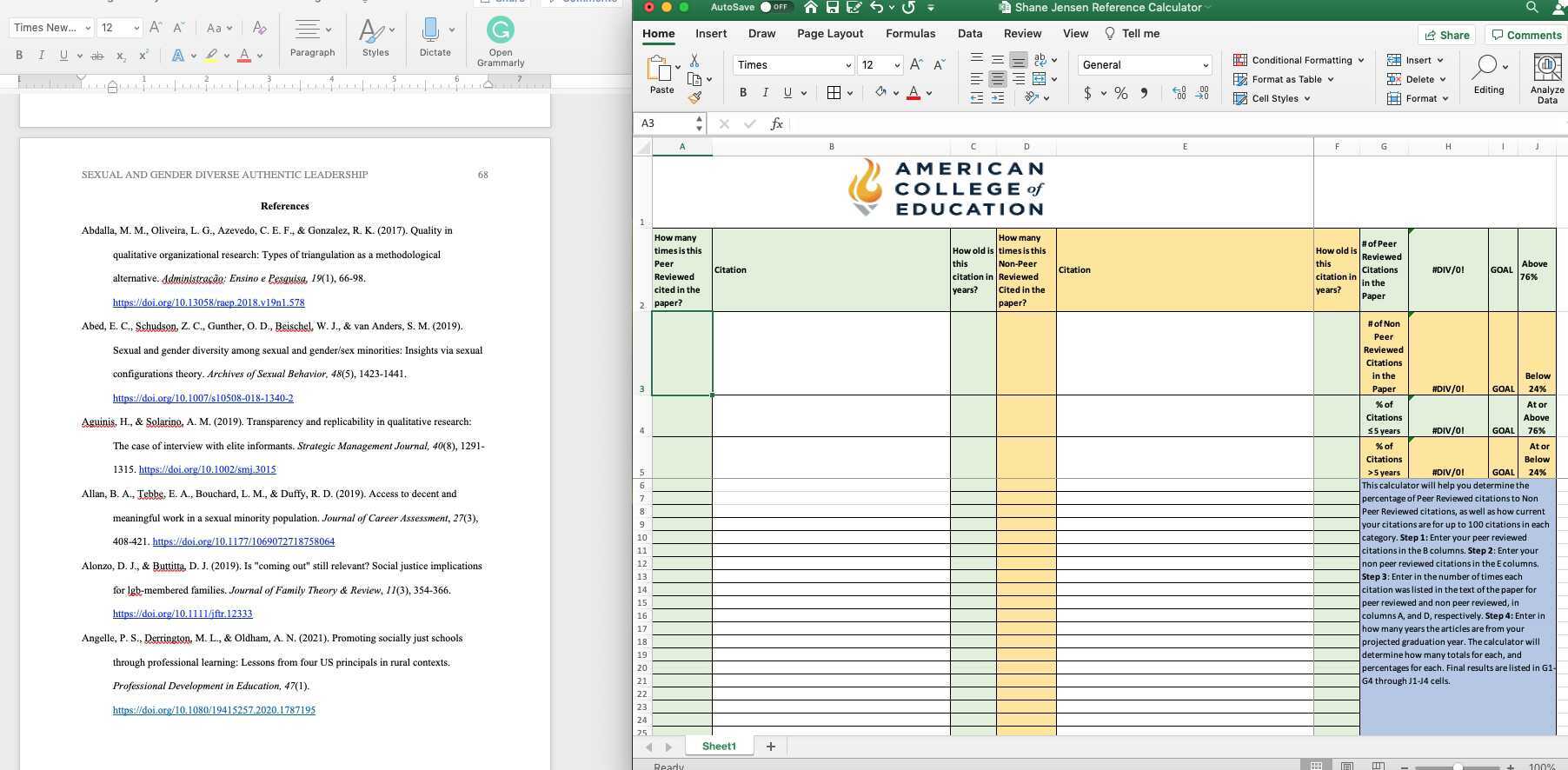 Reference Calculator