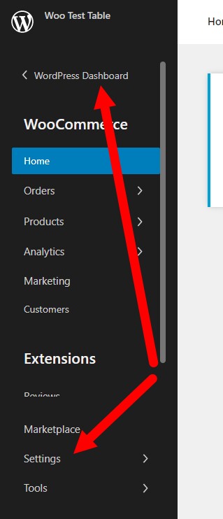 Snip - Home WooCommerce Woo Test Table WooCommerce - Google Chr