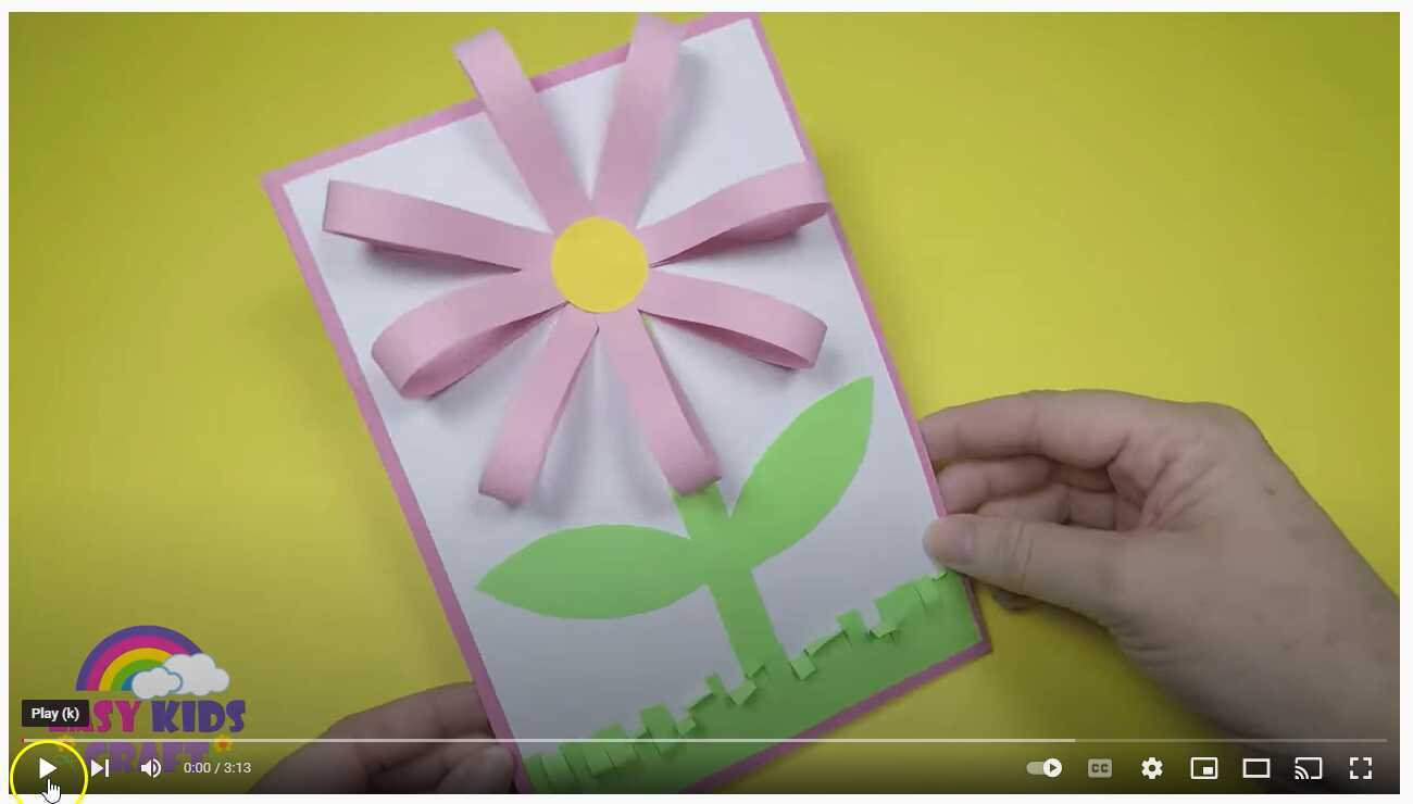 Flower card making