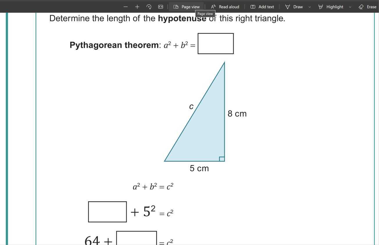 Pythagorean Theorem