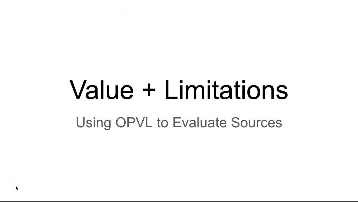 Using OPVL: V + L