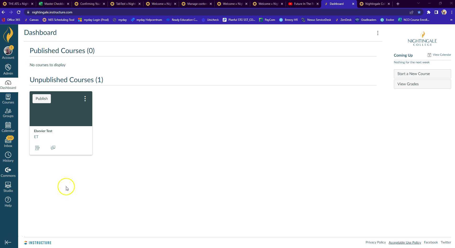 Receiving Canvas Inbox Messages in My Nightingale Email