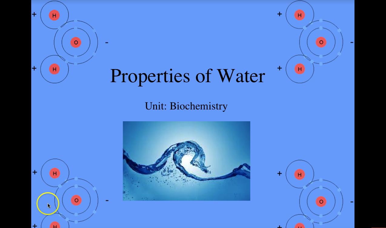 Properties of Water