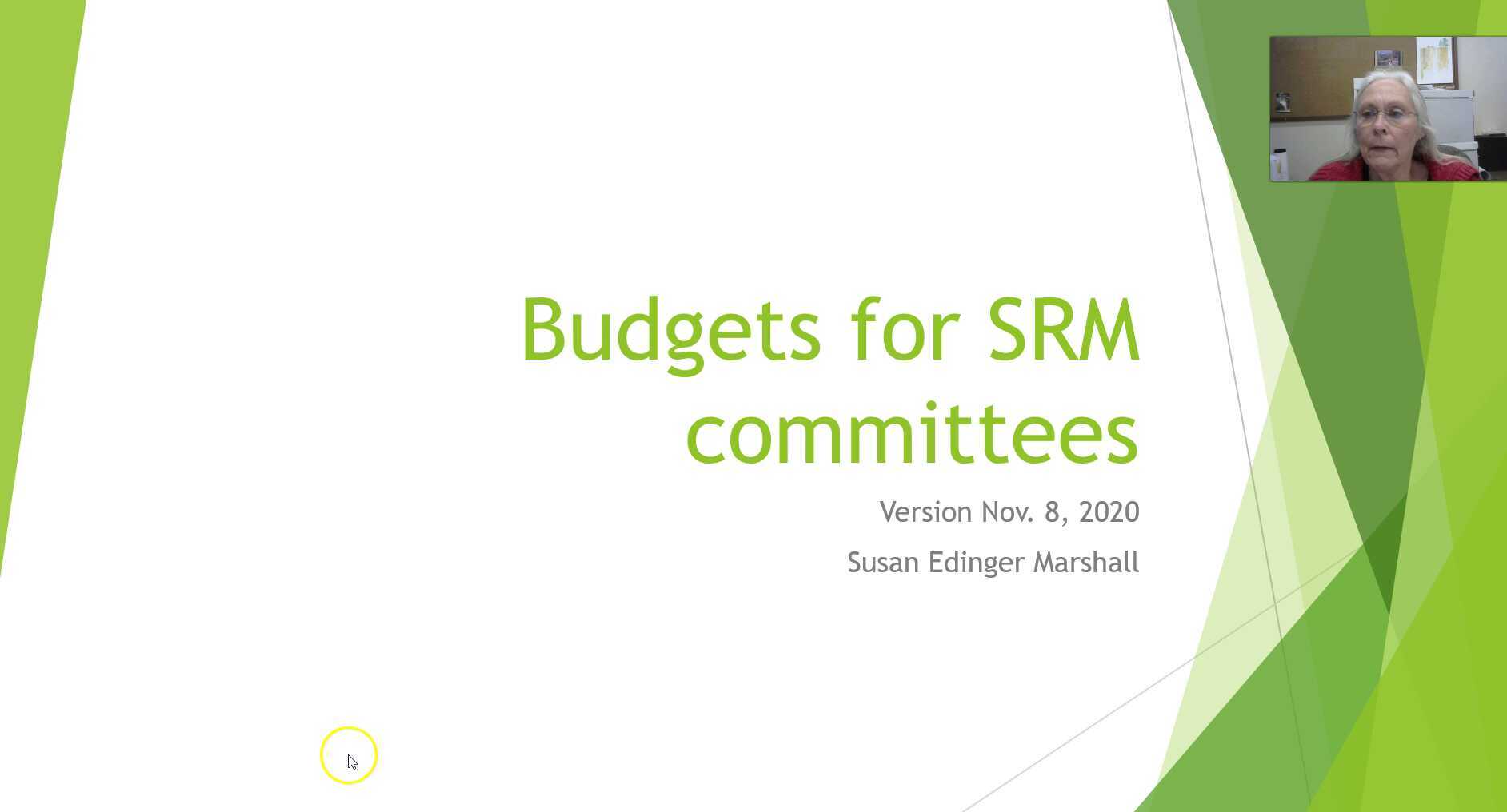 SRM Committee reports - March 15 and July 31