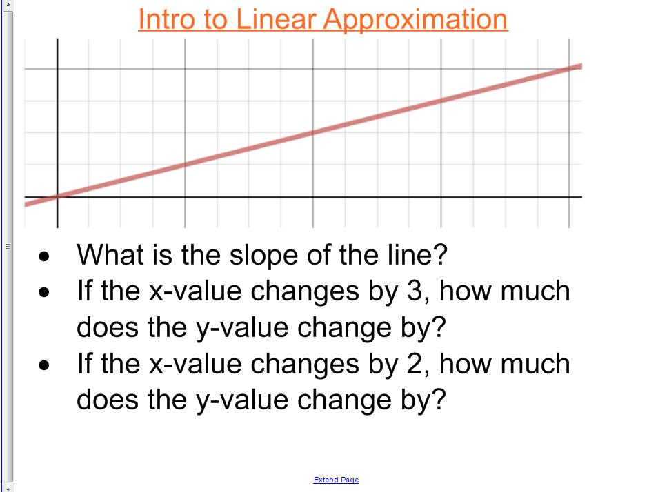 Calculus 6.6 - Linear Approximation