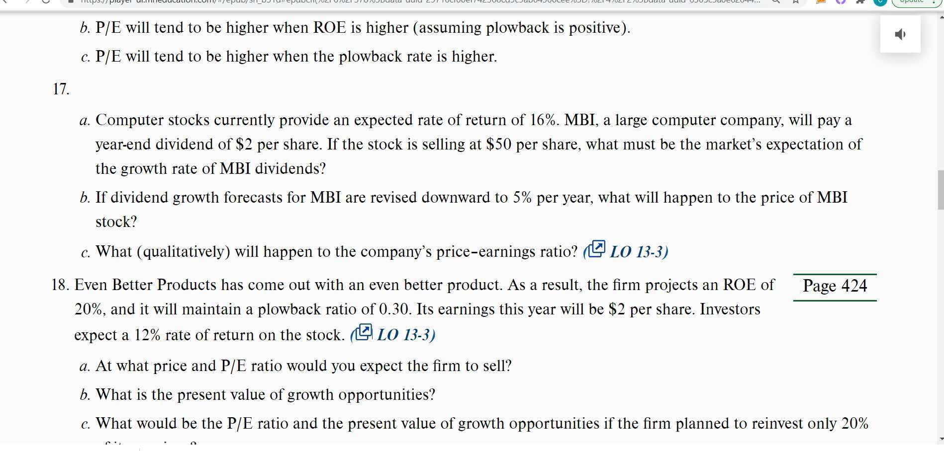 Chapter 13 Problem 17