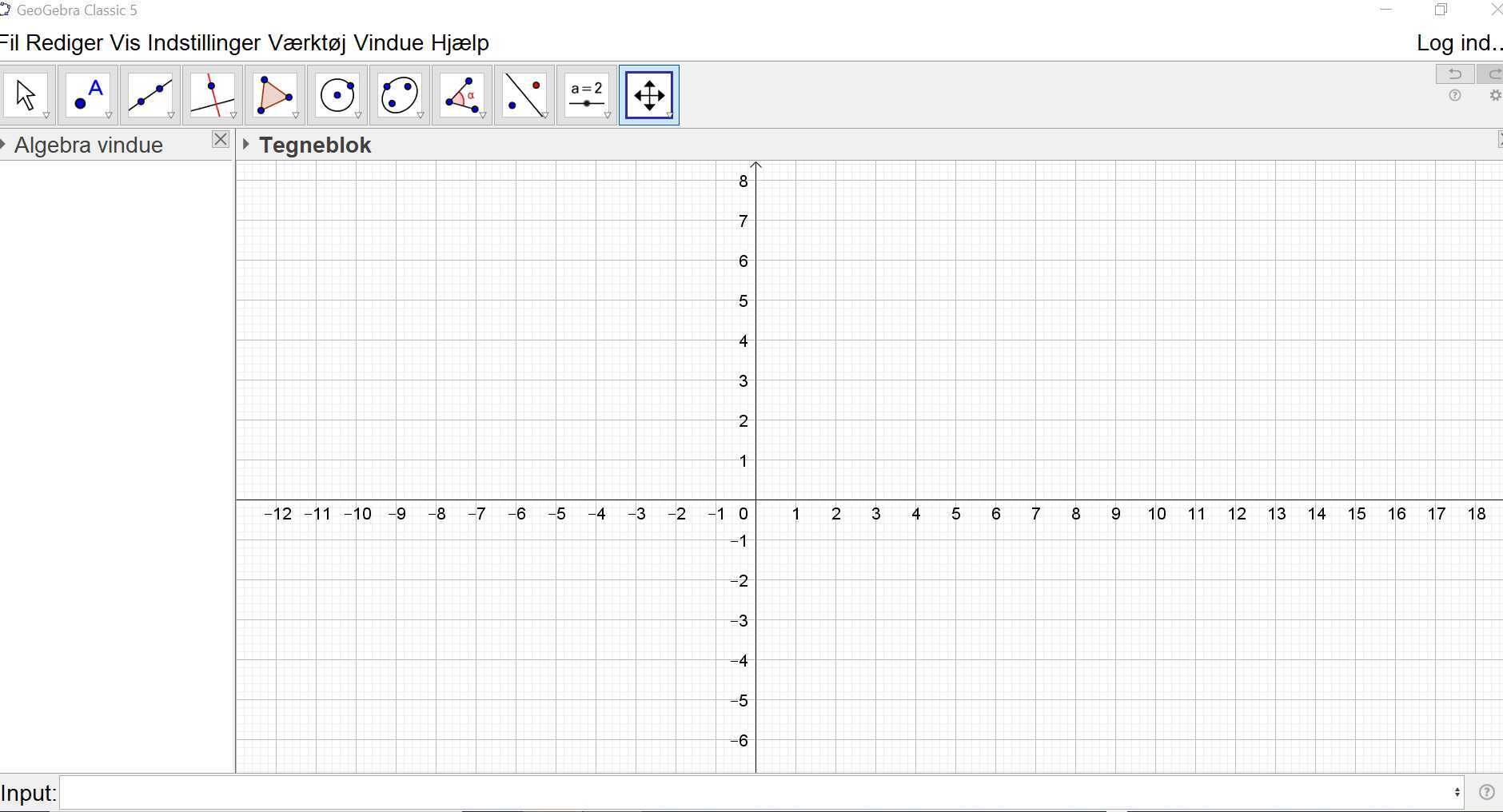 Tangenthældning med GeoGebra