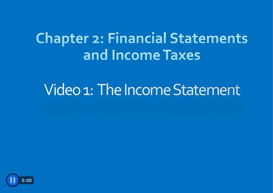 Chapter 2 V1:Income Stmt 22-9