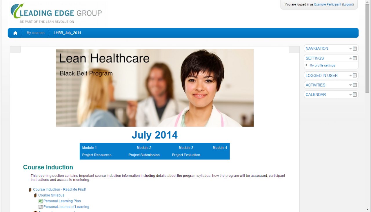 Moodle How To Video for LHBB