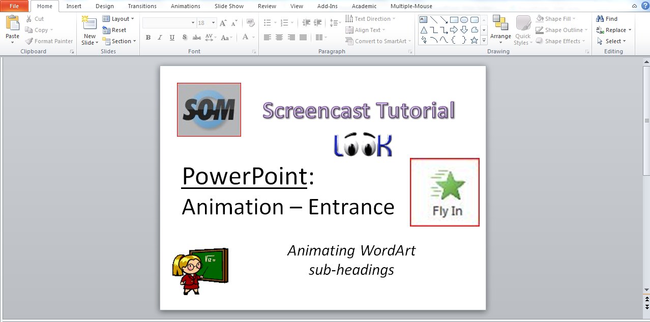 PowerPoint: Animation-Entrance