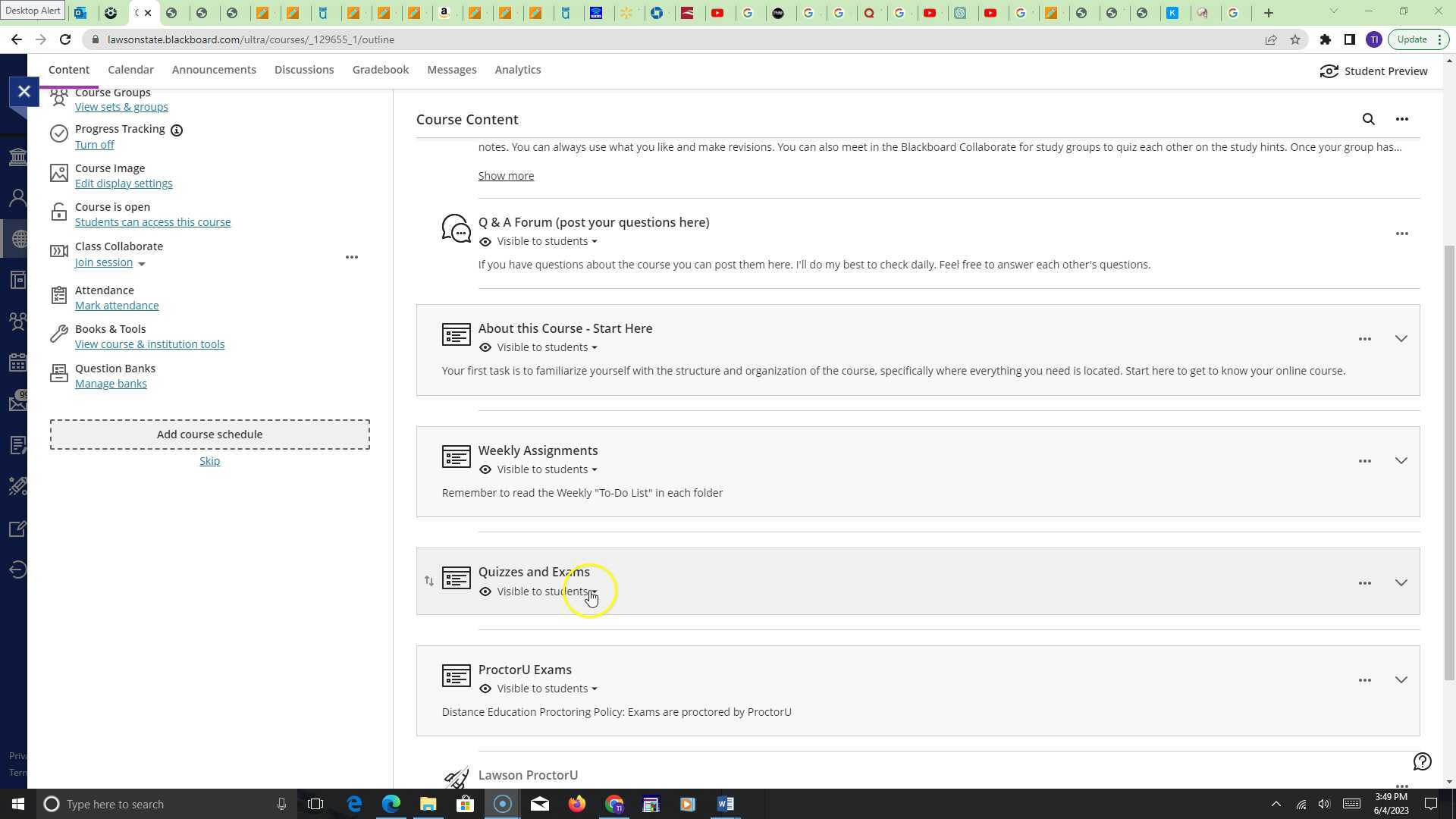 Practice Quizzes and exams