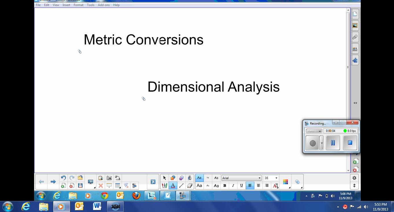 Metric Conversions & Dimensional Analysis