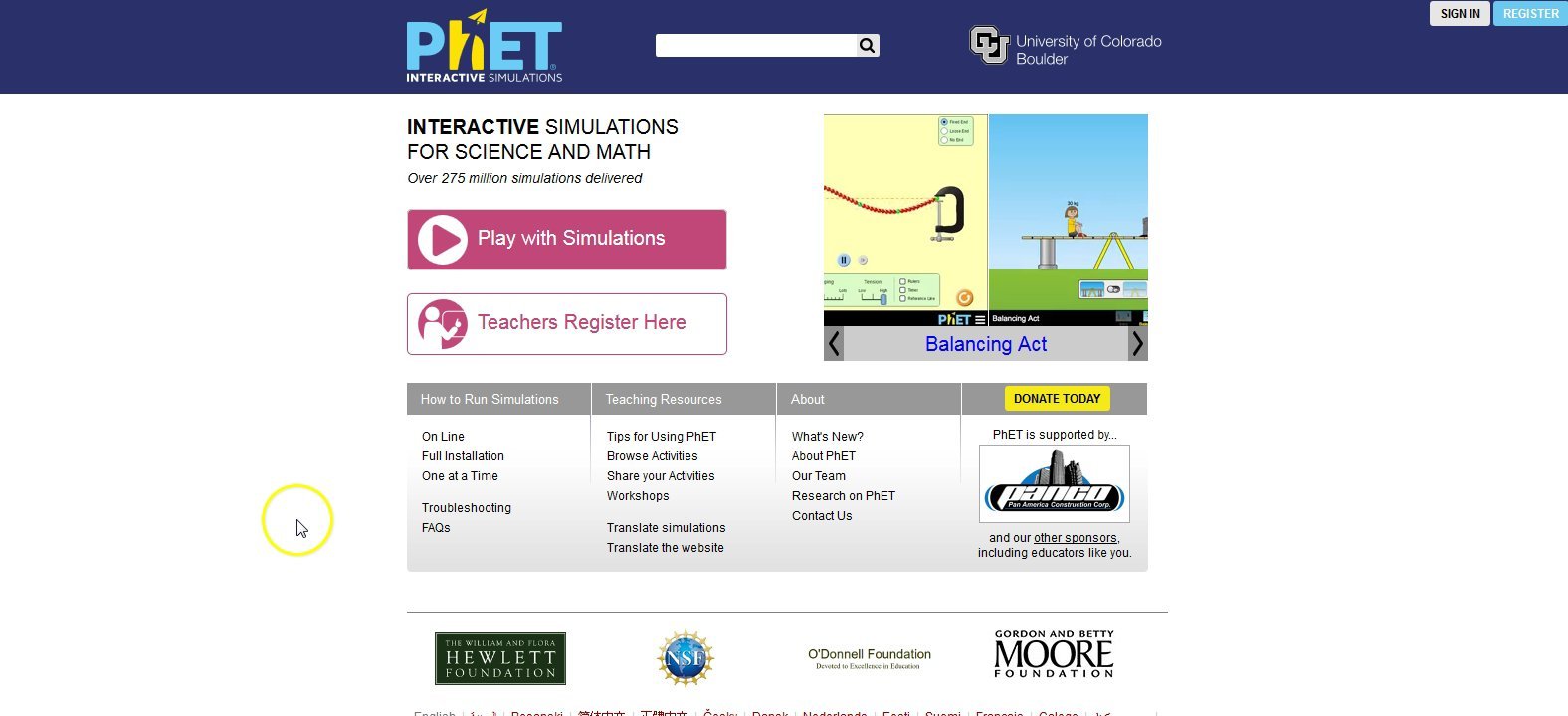 PhET Simulations