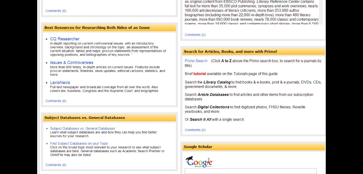 Researching Controversial Topics: CQ Researcher & Issues & Controversies