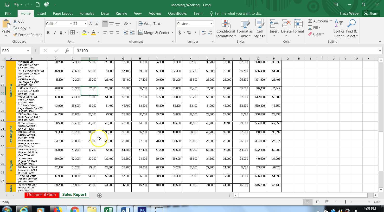 Advanced Apps Excel Module 2 Working with Themes