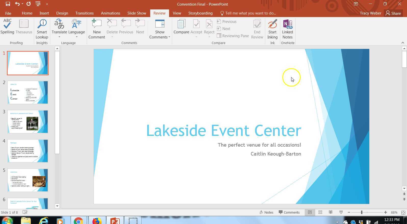 Advanced Computer Applcations PowerPoint Module 1 Running a Slide Show