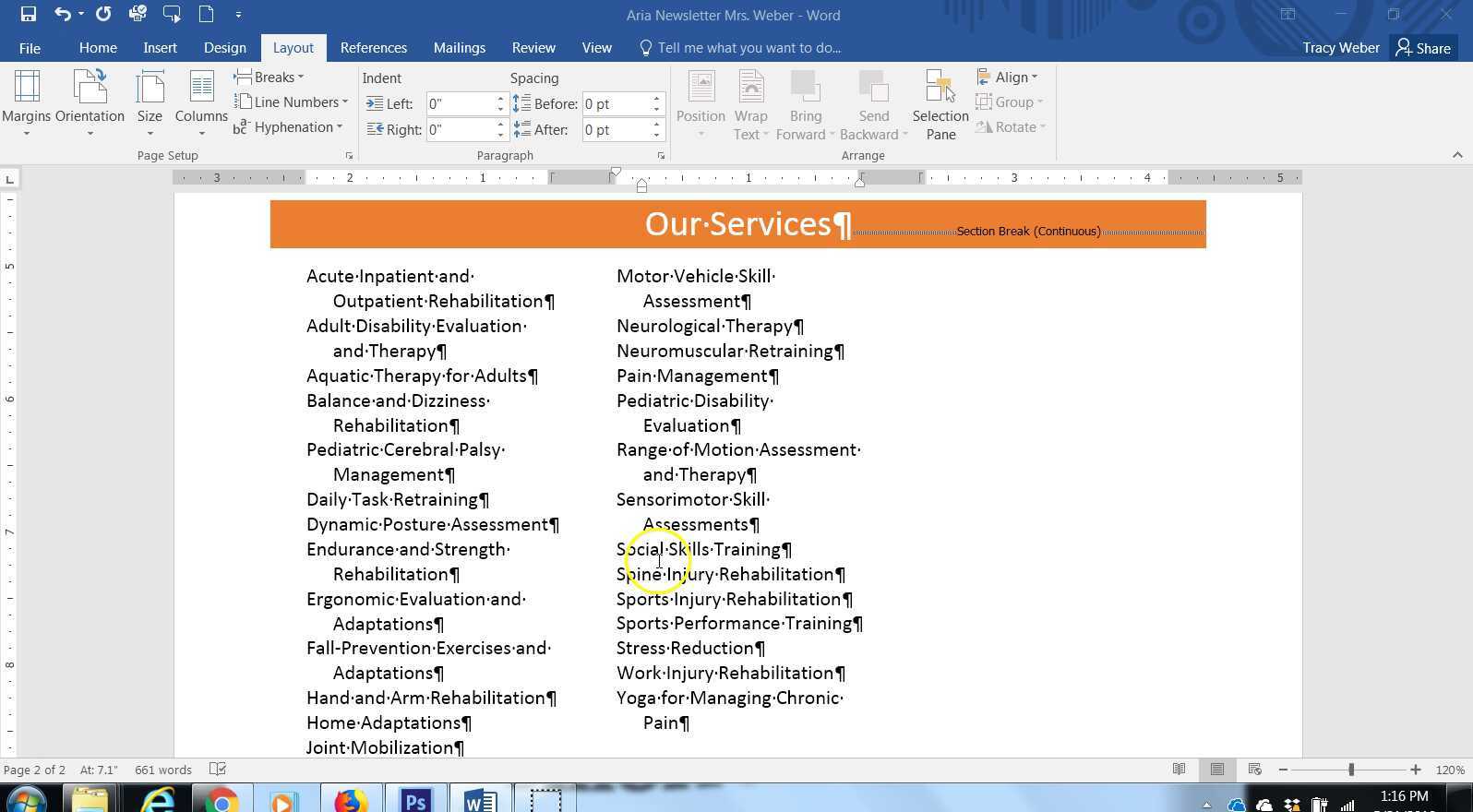 Advanced Computer Applications Word Module 4 Inserting Symbols and ...