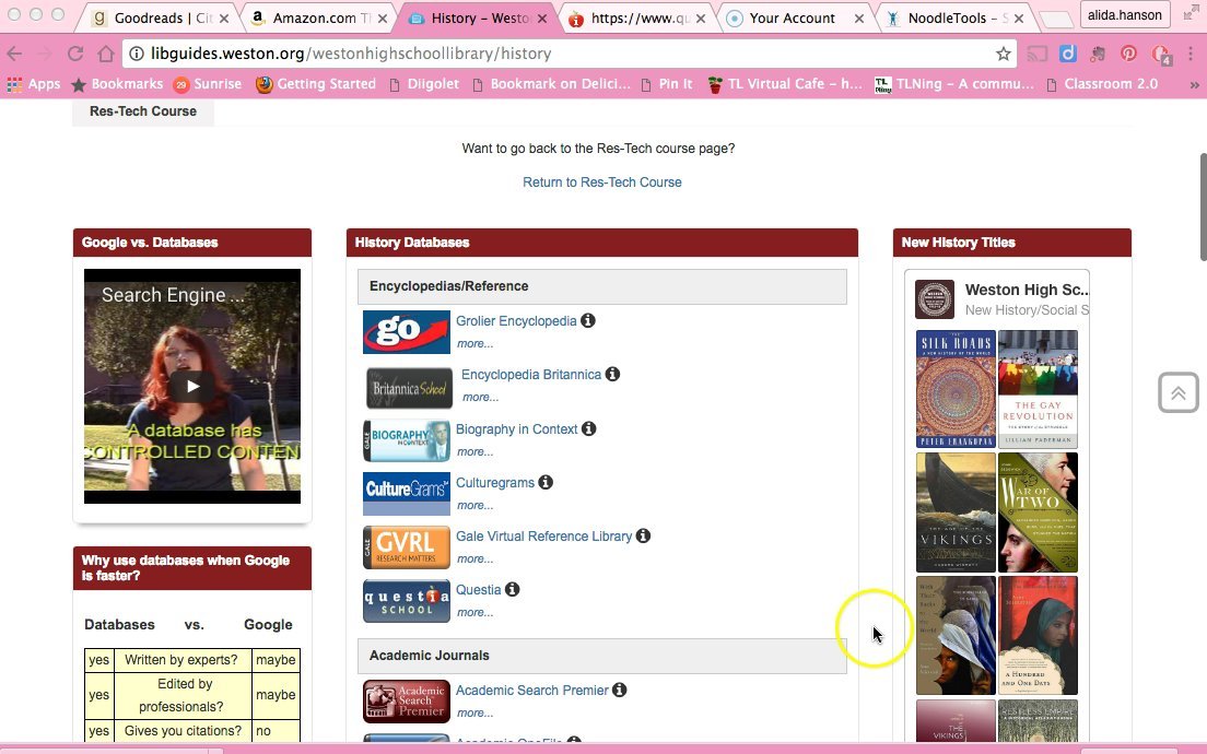 Using Questia to find academic and magazine articles