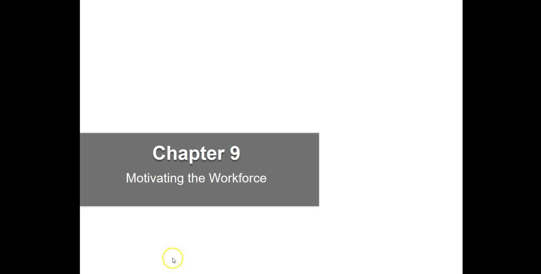 Recording # Chapter 9 Lecture