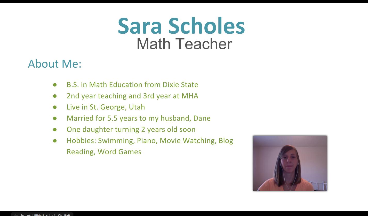 BTSN - Sara Scholes Math 8