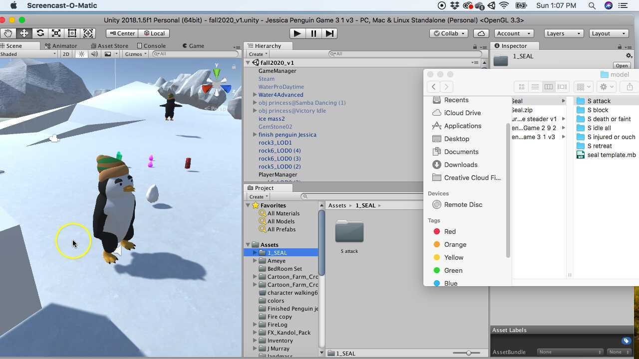 temp video - how to import seal to unity