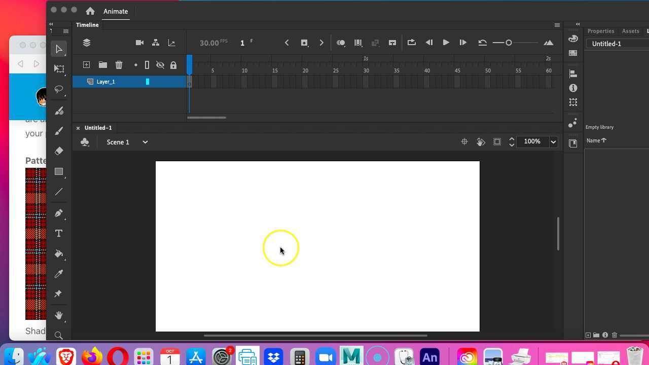 Applying a pattern or texture in Adobe Animate