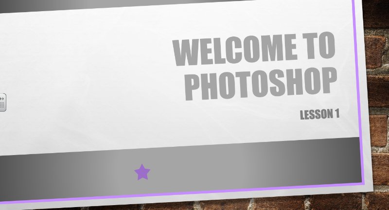 photoshop lesson 1