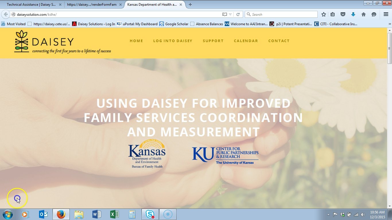 KDHE Program Visit Form