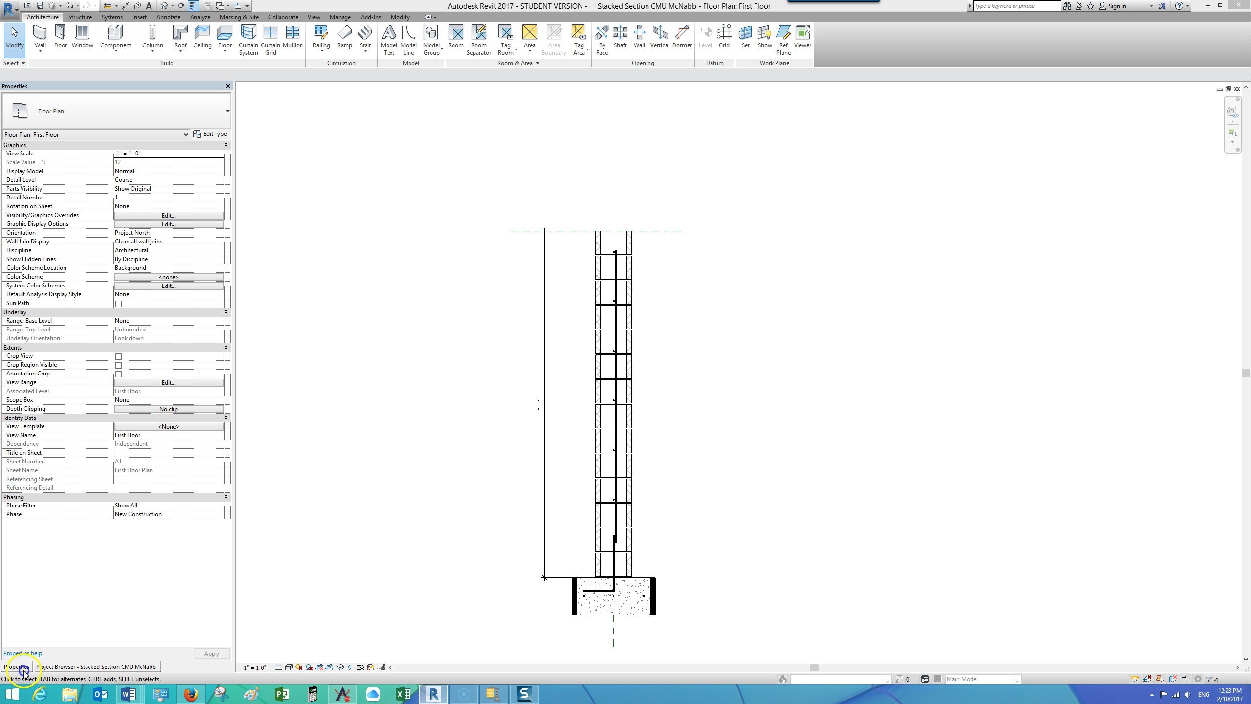 Creating the brick ledge and more