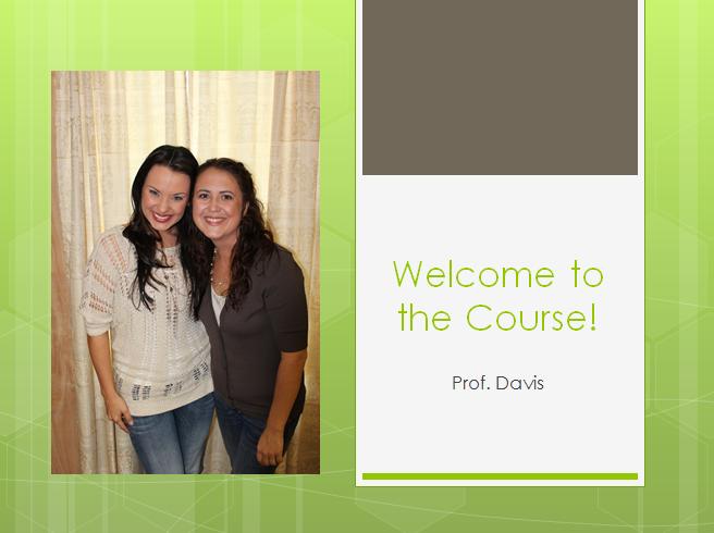 Welcome to the course!