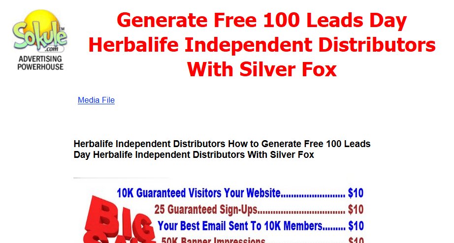 Herbalife Leads | independent Distributors