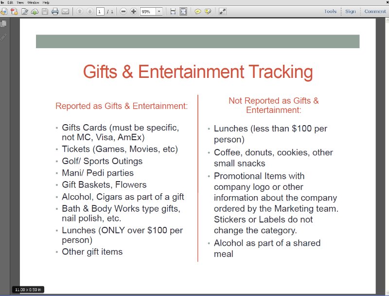 Gifts & Entertainment 2